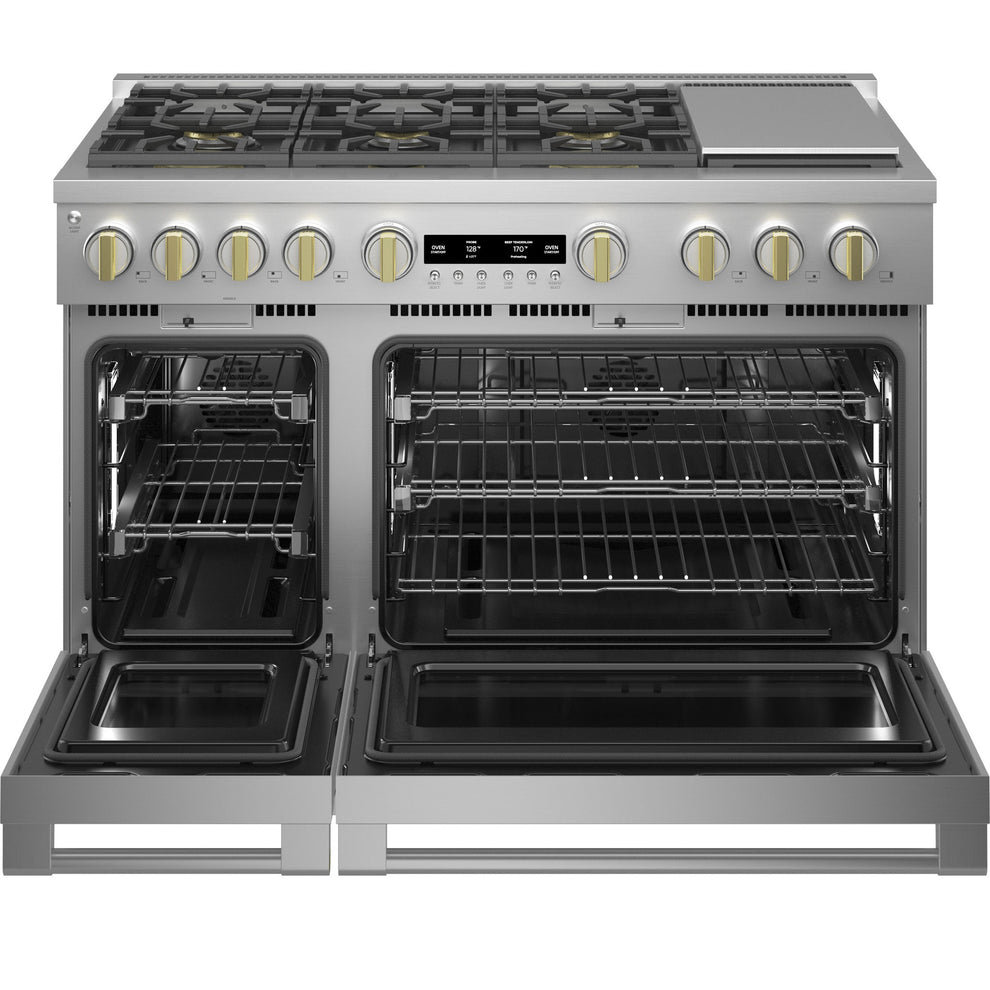 Monogram ZGP486NDTSS 48" Professional Gas Range – Coastal Appliance Co.